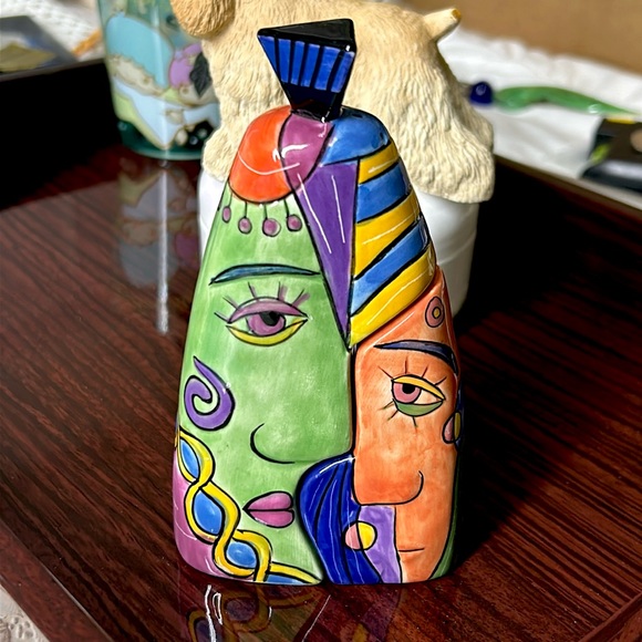 Vintage | Dining | Picasso Style Ceramic Salt N Pepper Bottle Set ...
